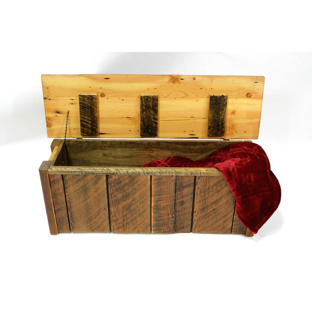 Barnwood Blanket Storage Chest | Four Corner Furniture | Bozeman MT