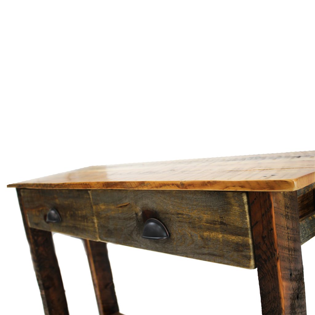 Reclaimed Entry Table With Drawers | Four Corner Furniture | Bozeman MT