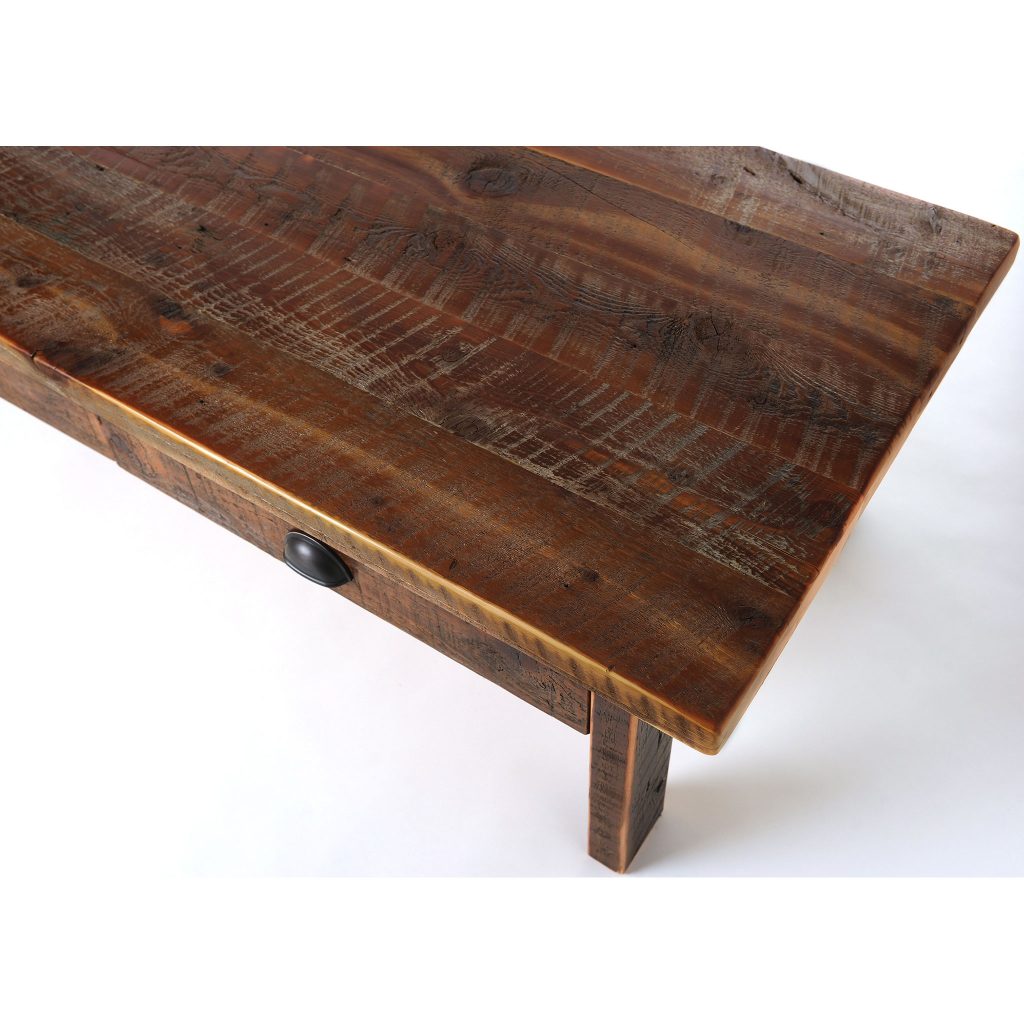 Reclaimed Wood Coffee Table With Drawers | Four Corner Furniture ...
