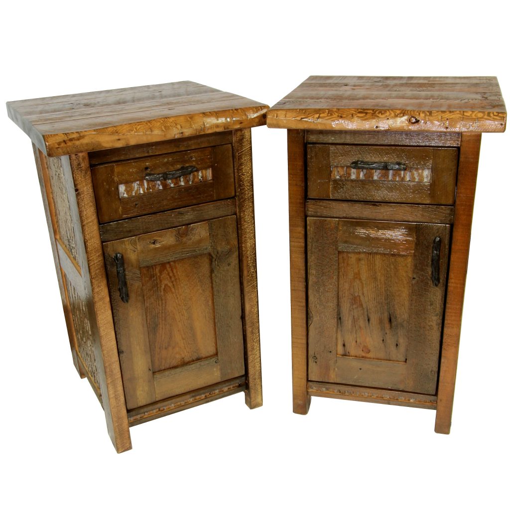 Refined Rustic Cabinet Storage Nightstand | Four Corner Furniture ...