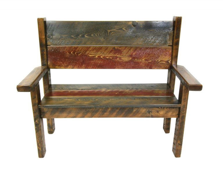 Rustic Entryway Bench Arizona | Four Corner Furniture | Bozeman MT