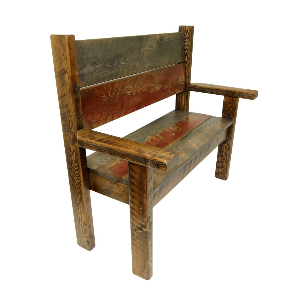Rustic Entryway Bench Arizona | Four Corner Furniture | Bozeman MT