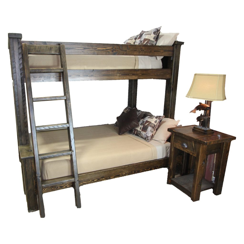 Rustic Wood Panel Bunk Bed | Four Corner Furniture | Bozeman MT
