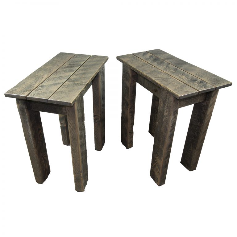 Simple Small Rustic Side Table | Four Corner Furniture | Bozeman MT